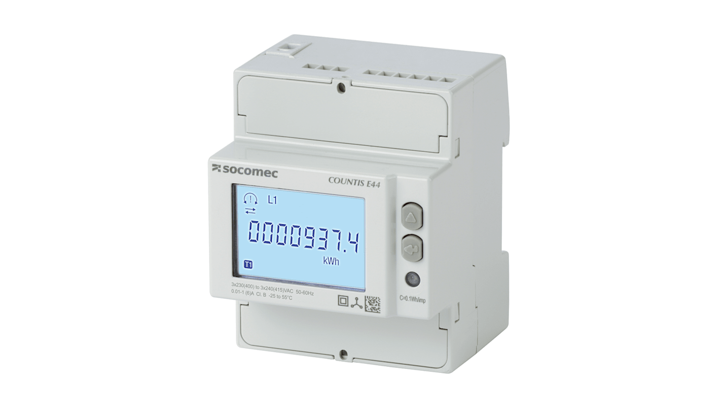 48503057 | Socomec 3 Phase LCD Energy Meter, Type Energy Meter | RS
