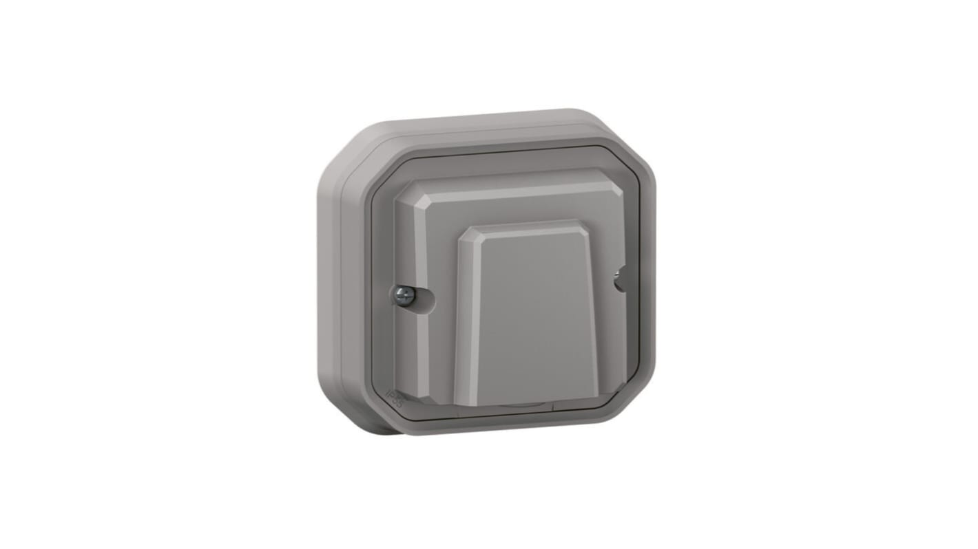 069849L | Legrand Grey Push Button Light Switch, 1 Way | RS