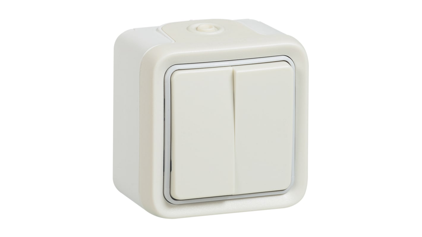 069916 | Legrand Black Push Button Light Switch, 1 Way | RS