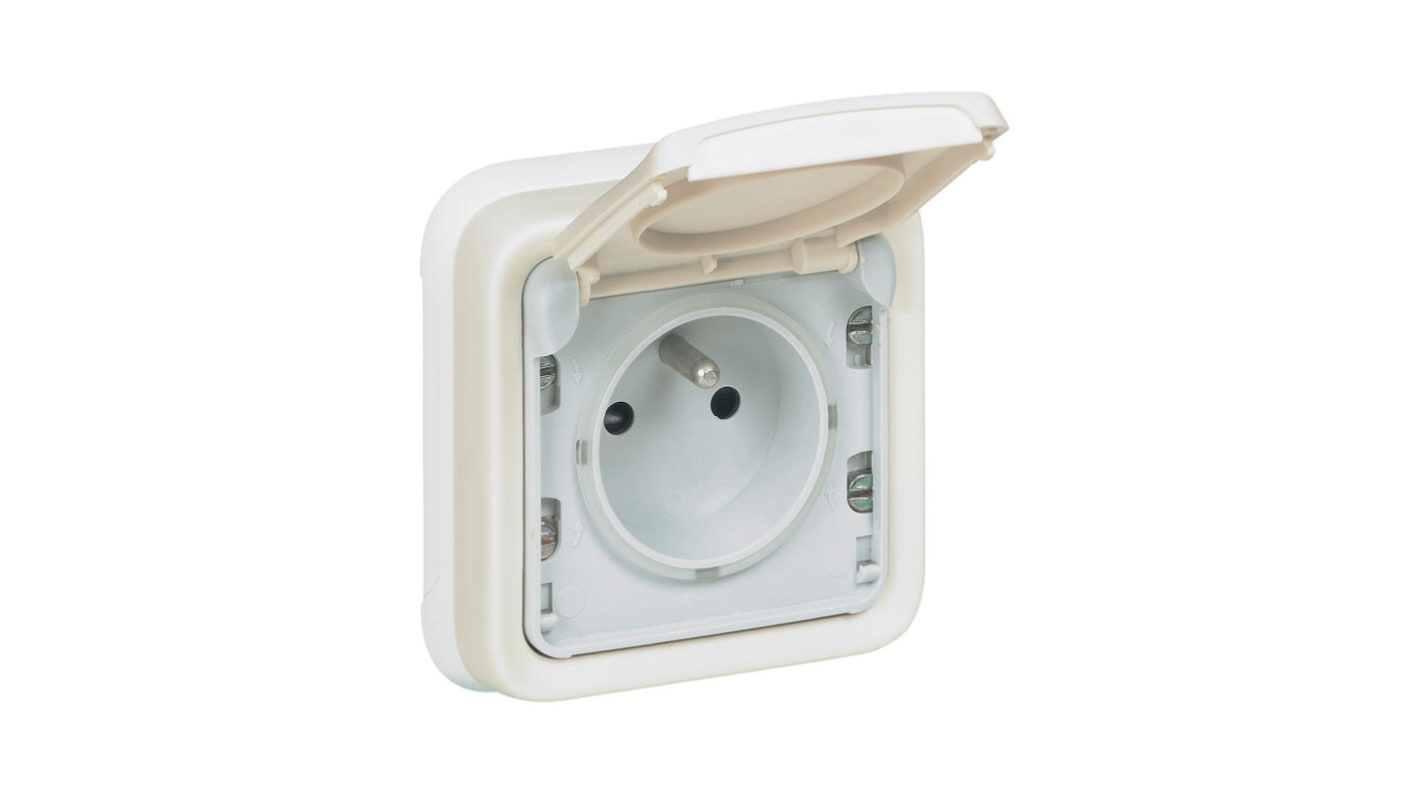 069987 | Legrand Black Plug Socket, NF Socket | RS