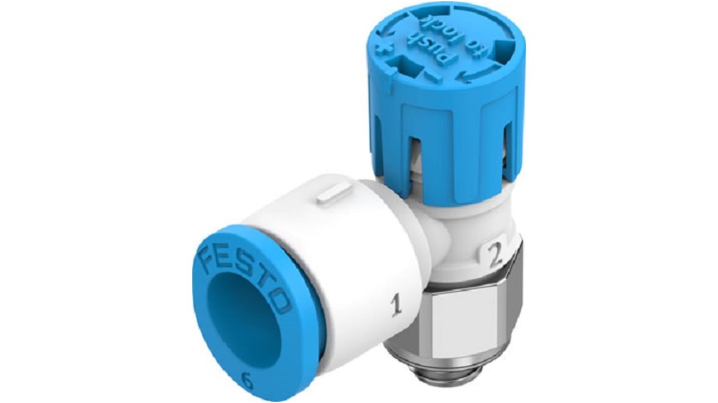 VFOE-LE-T-M5-Q6 | Festo Manual Flow Control Pneumatic Manual Control ...