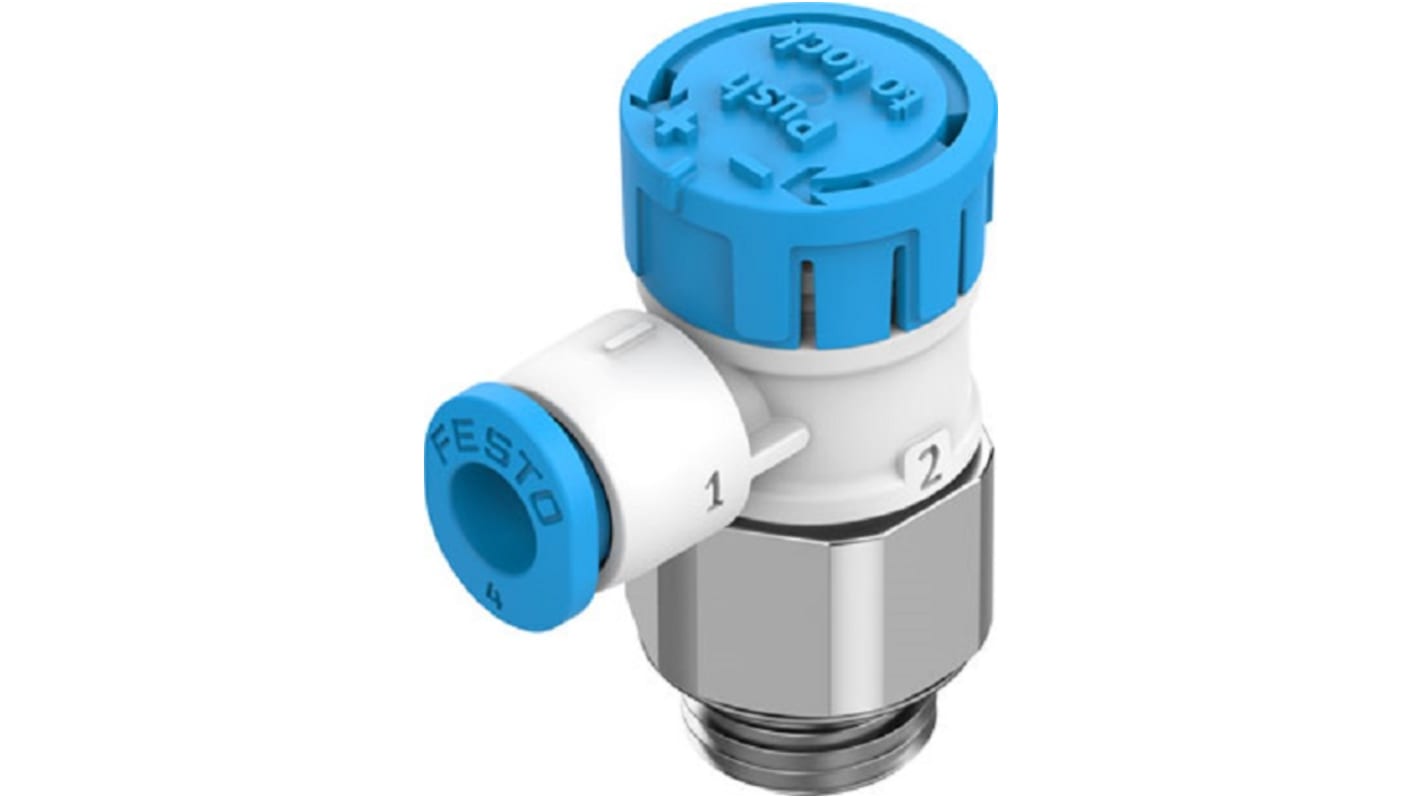 VFOE-LS-T-G18-Q4 | Festo Manual Flow Control Pneumatic Manual Control Valve VFOE Series, G 1/8 ...