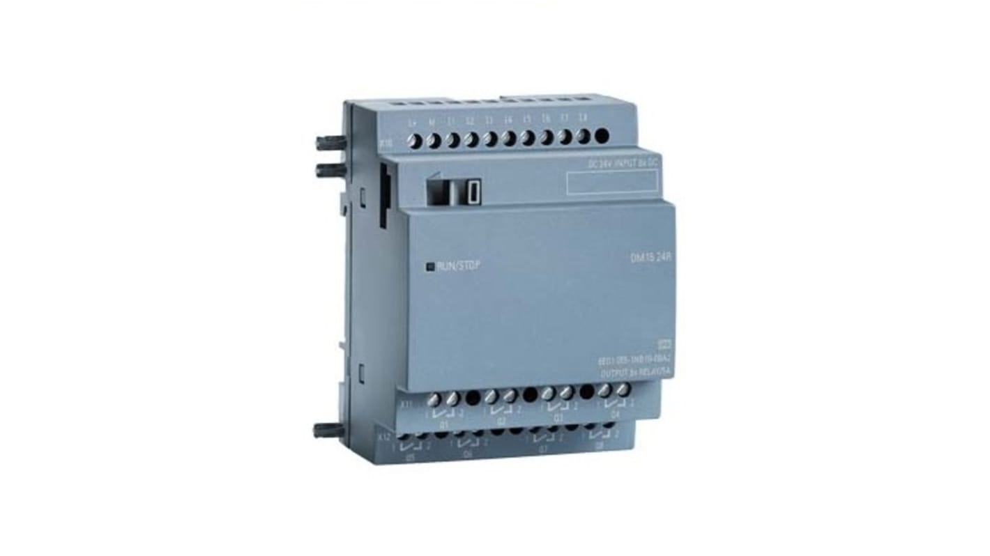 6AG10551NB107BA2 | Siemens, SIPLUS LOGO, Logic Module - 8 Inputs, 8 Outputs, Relay | RS