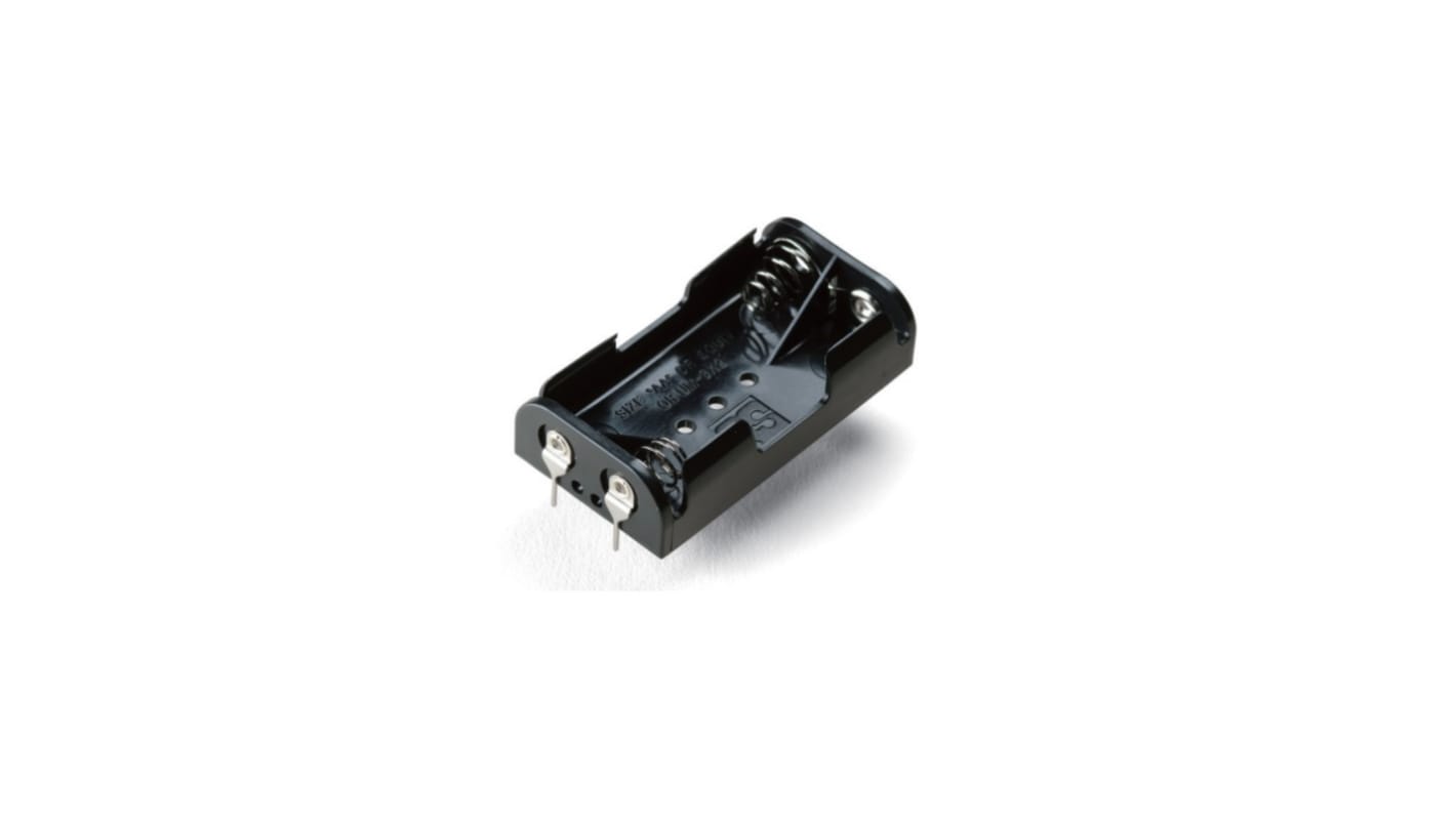 SN3-2PC-P | Takachi Electric Industrial 2 x AA Battery Holder, Coil ...
