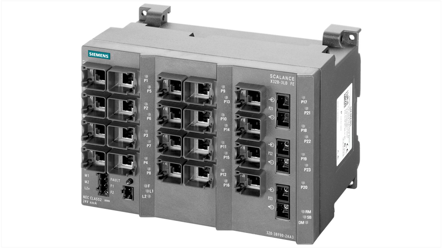 6GK53203BF002AA3 | Siemens Managed 23 Port Ethernet Switch | RS