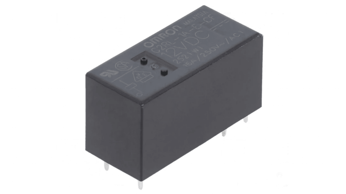 G2RL-1A-E-CF DC12 | Omron Through Hole Mount Power Relay, 12V dc Coil ...