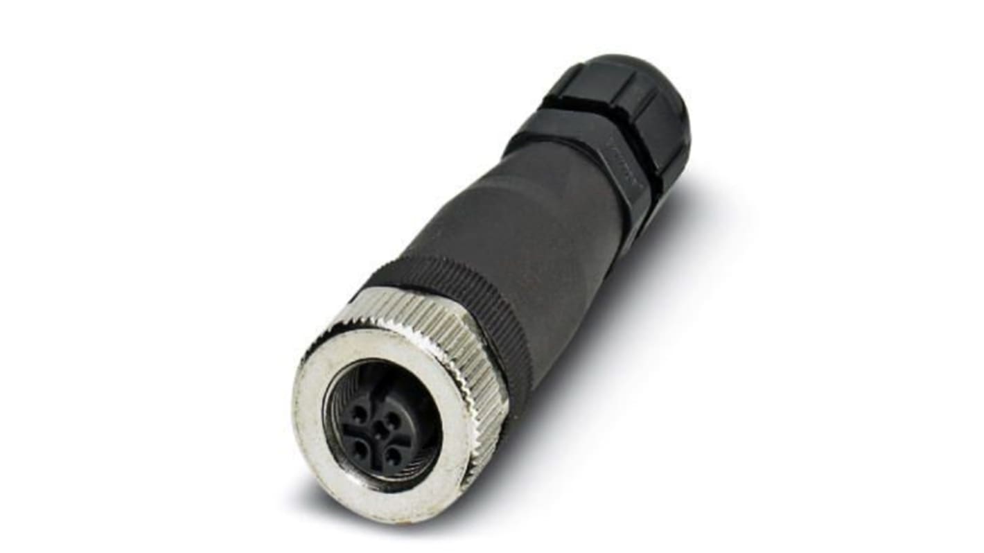 1430381 | Phoenix Contact Circular Connector, 4 Contacts, M12 Connector ...