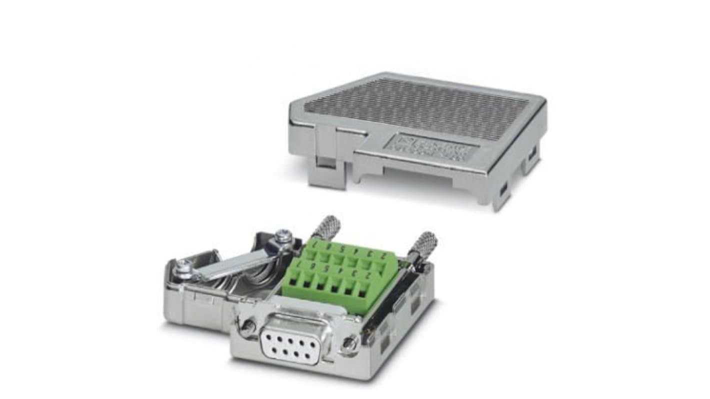 2744089 | Phoenix Contact 9 Way Screw Mount D-sub Connector Socket | RS