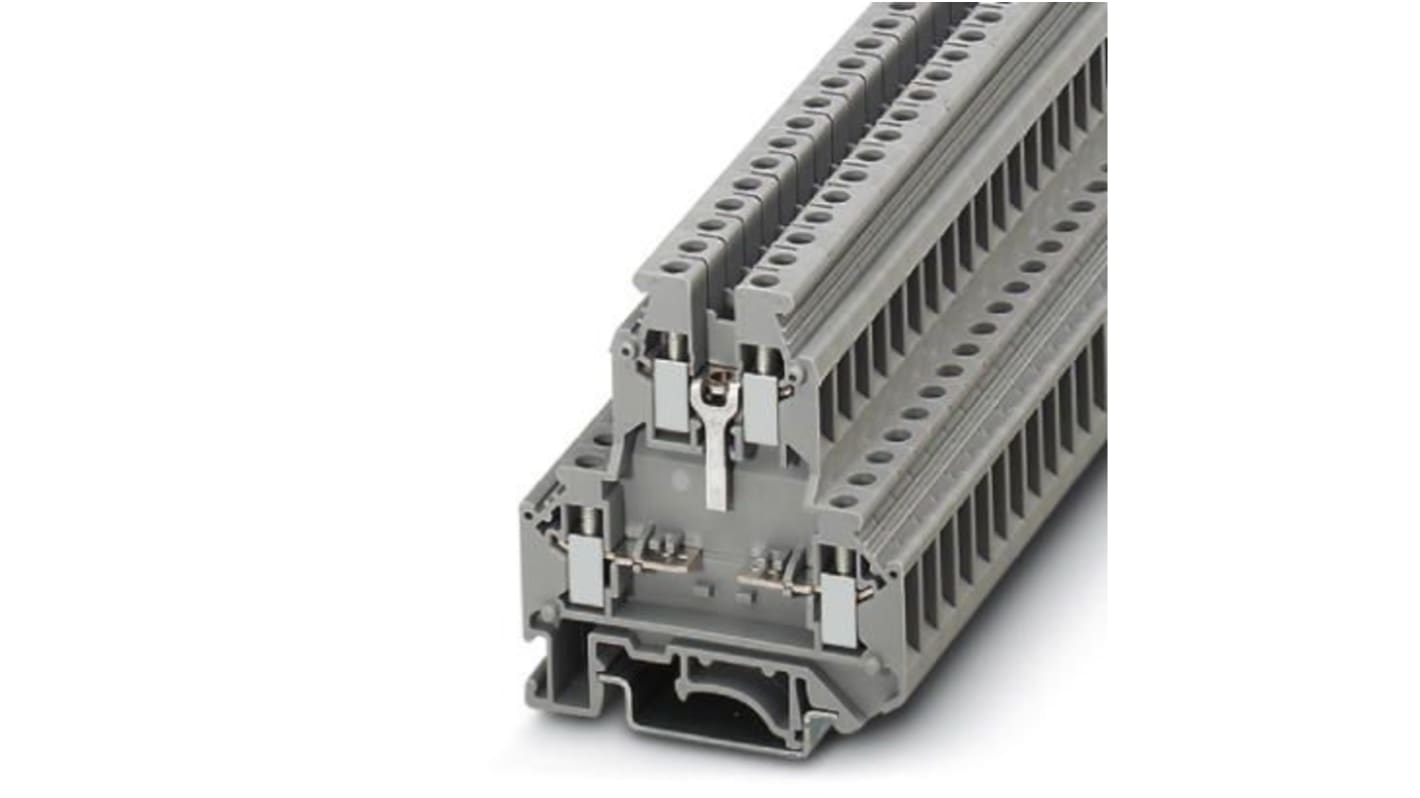 3048030 | Phoenix Contact UKK Series Grey Component Terminal Block, 2 ...