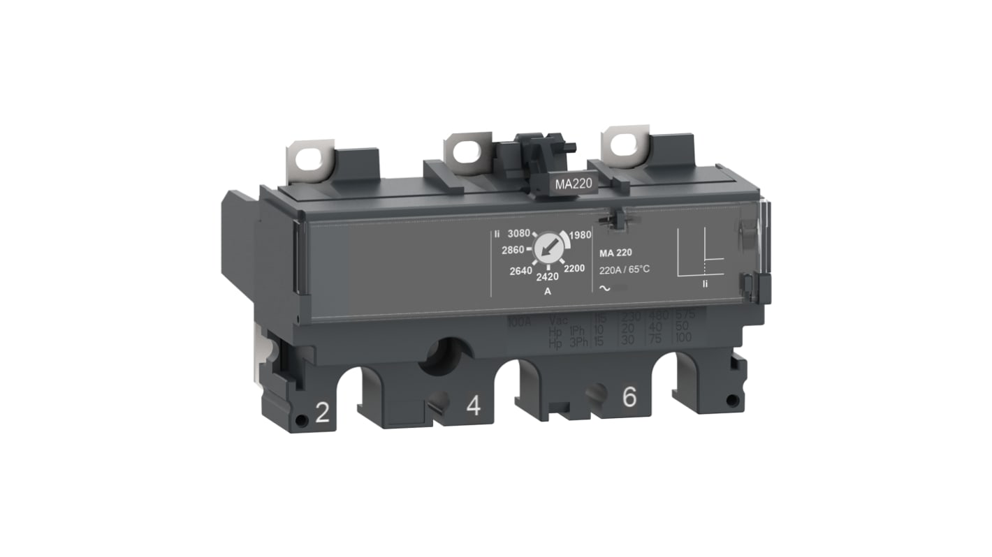 C103MA100 | Schneider Electric, ComPacT NSX MCCB 3P 100A, Fixed Mount | RS