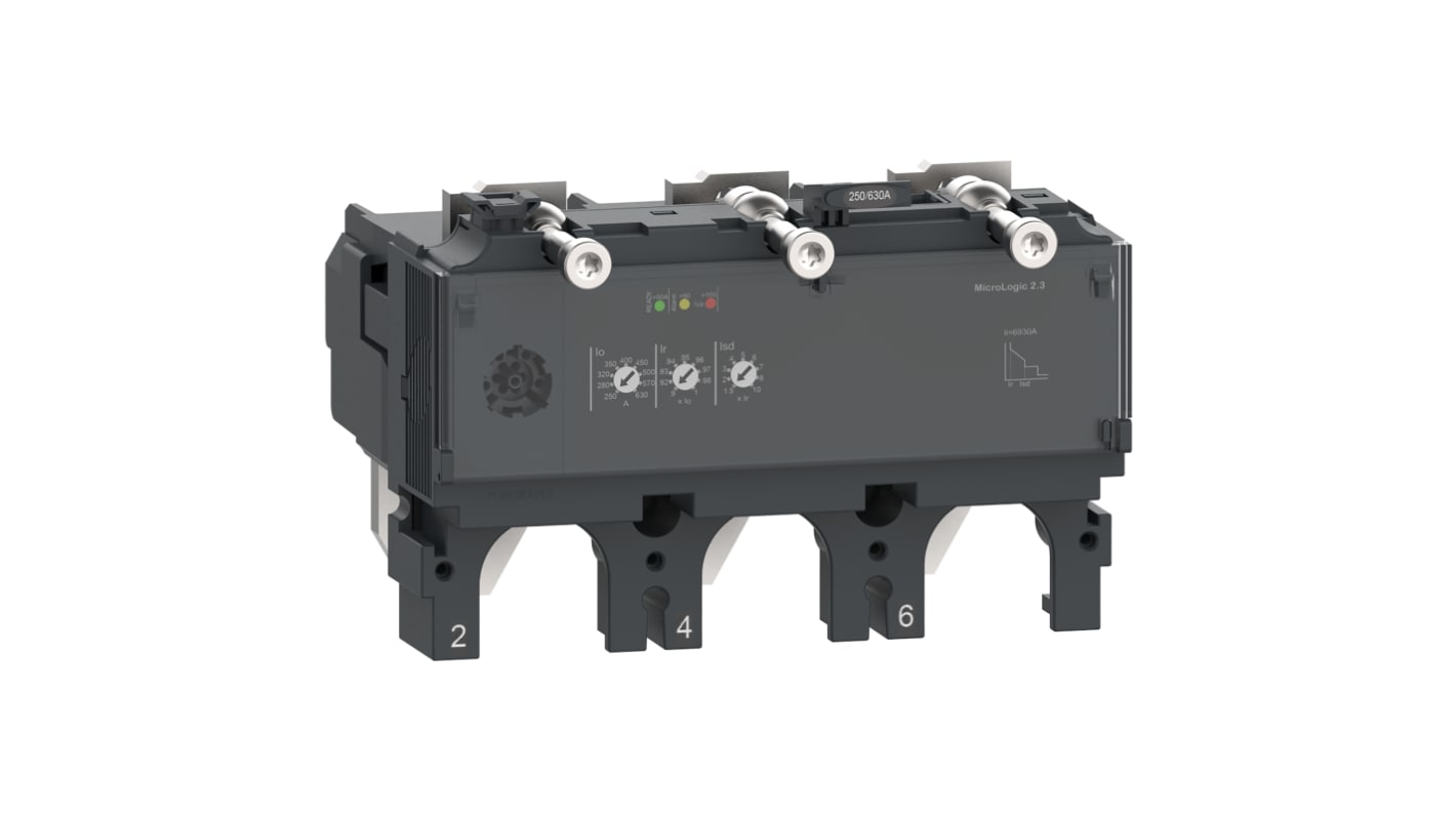 C6332D630 | Disjoncteur Schneider Electric ComPacT NSX 3 pôles, 630A ...