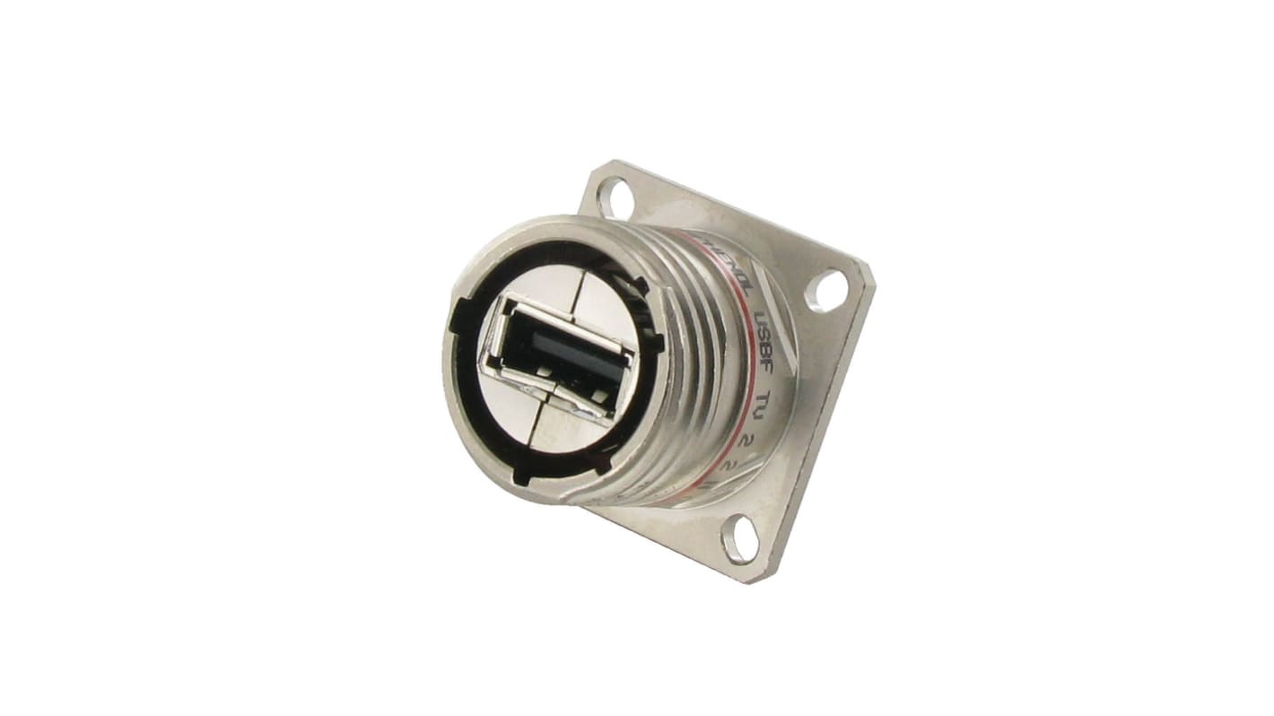 USBFTV21ZN | Amphenol Socapex Straight, Panel Mount, Socket Type A 2.0 ...
