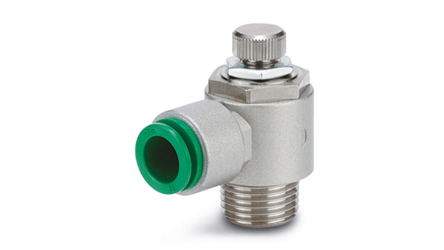 AS3201-03-F08S | SMC AS Series Threaded Speed Controller, R 3/8 Inlet ...