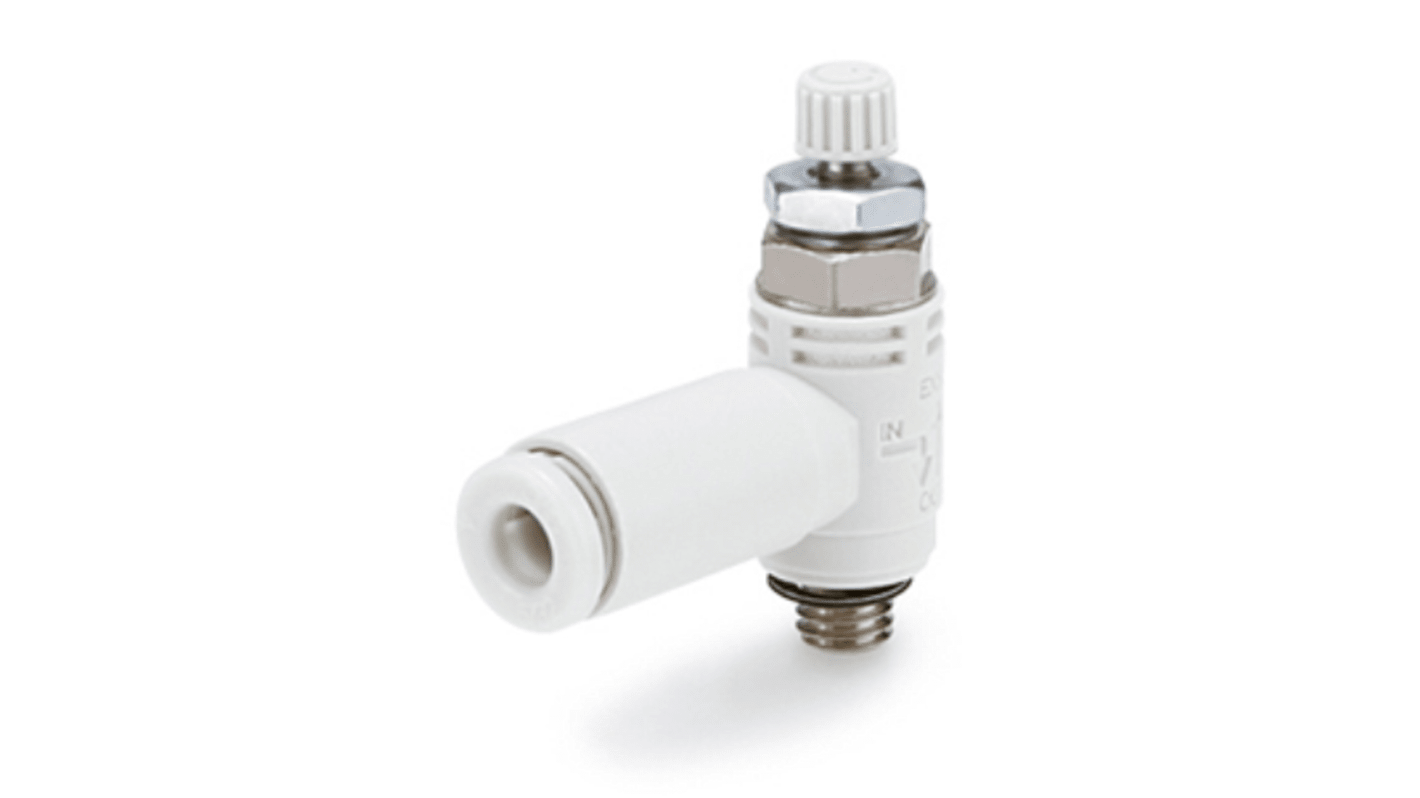 ASV410F-03-10S | SMC Flow Controller, G 3/8 x 10 bar, Threaded, 10mm | RS