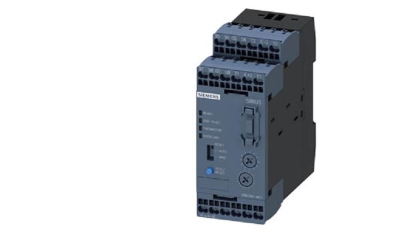 3RB23834AC1 | Siemens Solid State Overload Relay 2NO + 2NC, 0.3 → 630 A ...