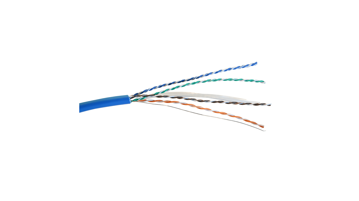 032856 | Legrand Cat6 Ethernet Cable, Blue, 305m | RS