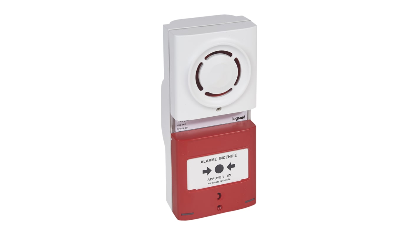 140551 | Legrand Fire Alarm Call Point, Battery-Powered | RS