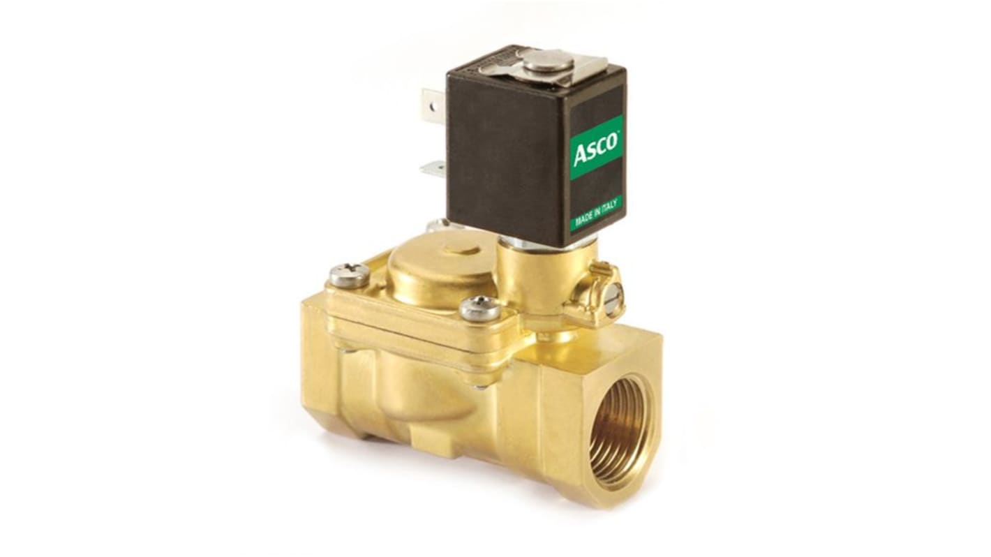 EMERSON – ASCO Solenoid Valve L182B01-ZB10A G3/8 V24/DC, 2 port(s) , 24 ...