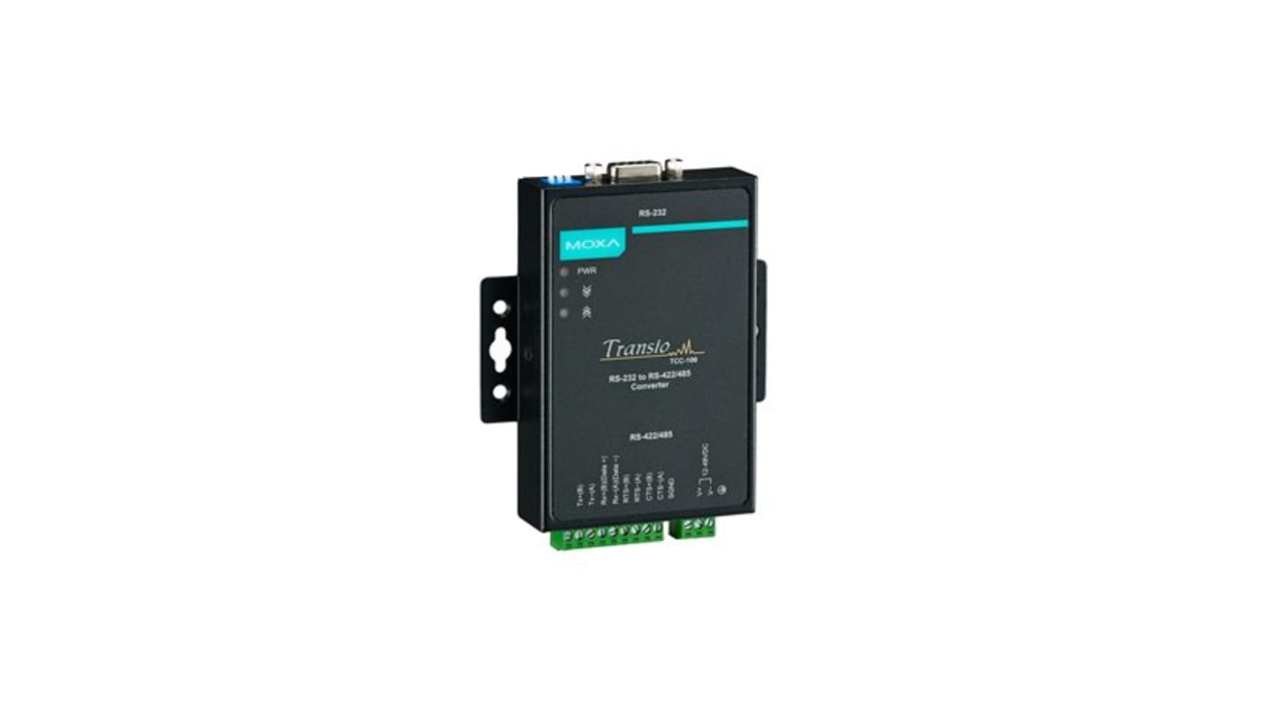 TCC-100I-T | MOXA RS232, RS422, RS485 DB-9 Terminal Block Female ...