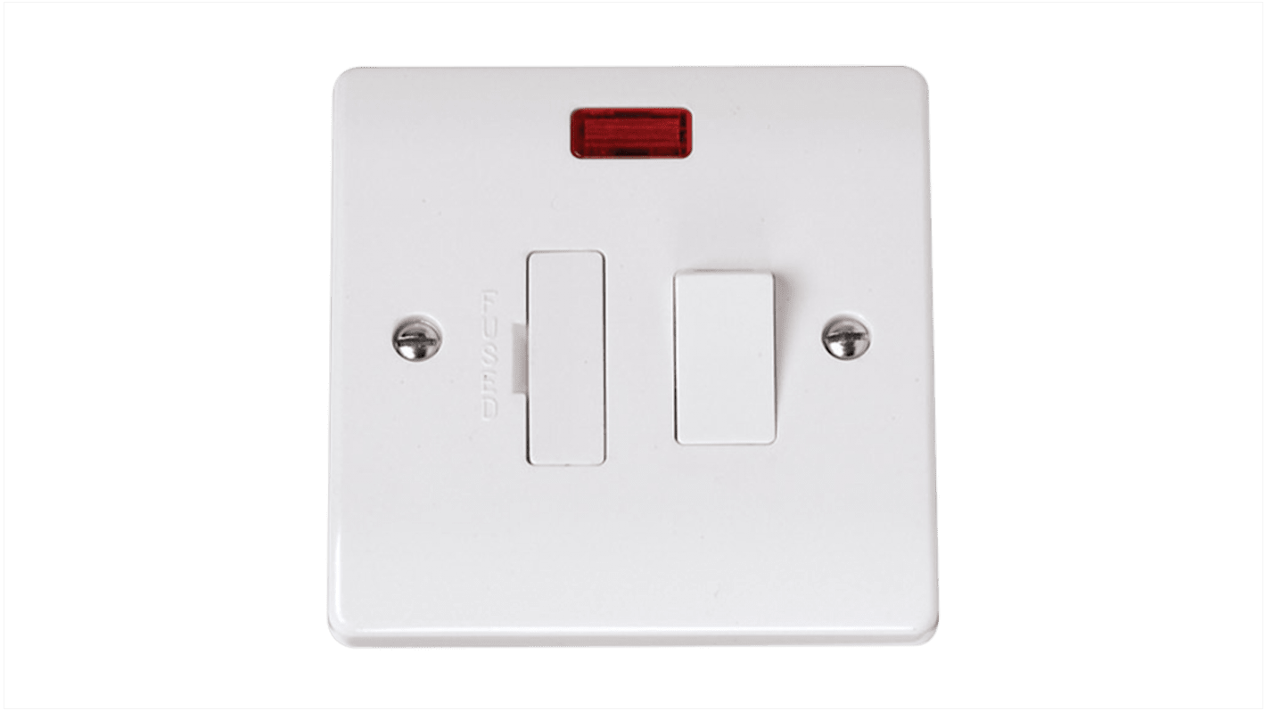 RS PRO 13A, 1 Gang Switched Fused Spur | RS