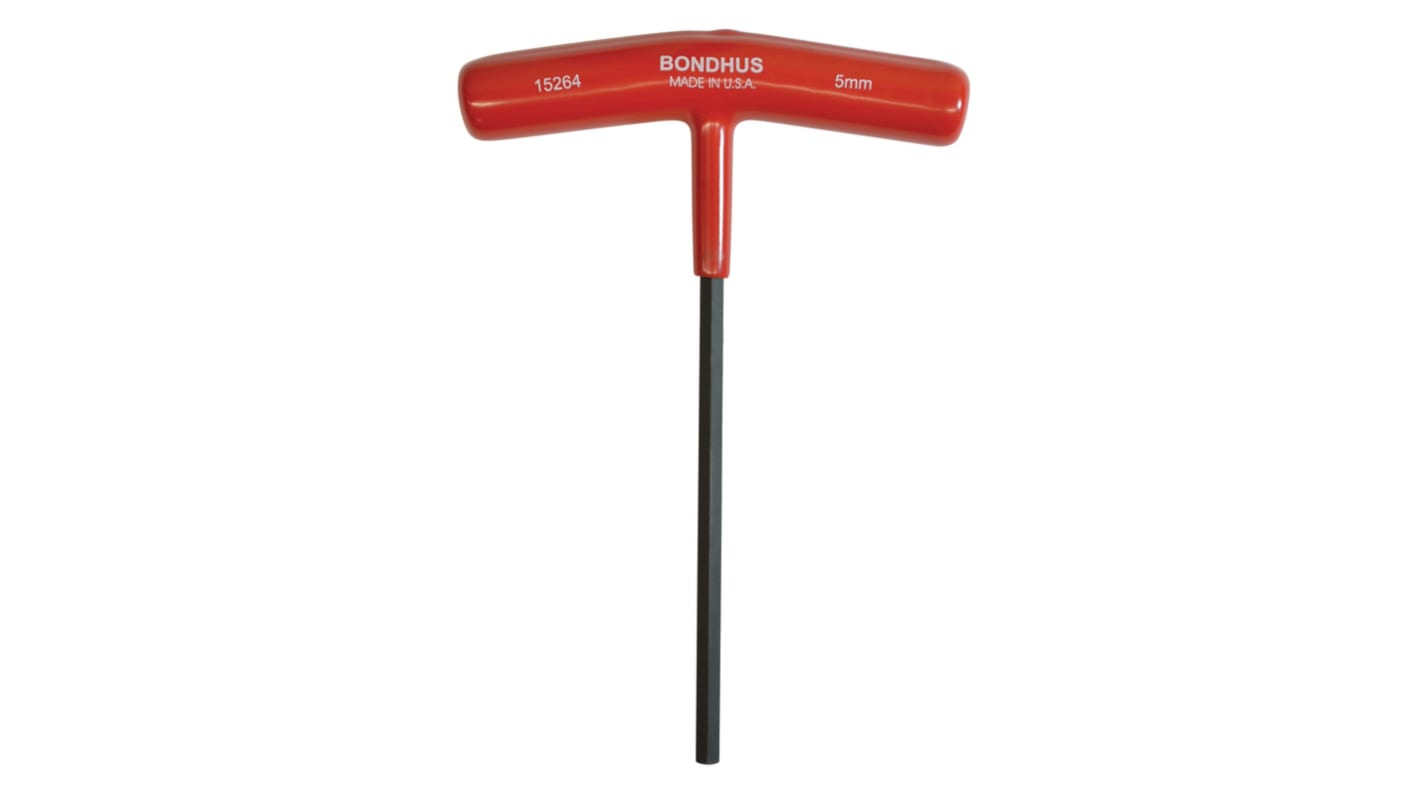 15264 | Bondhus T Shape Metric Hex Key, 5mm | RS