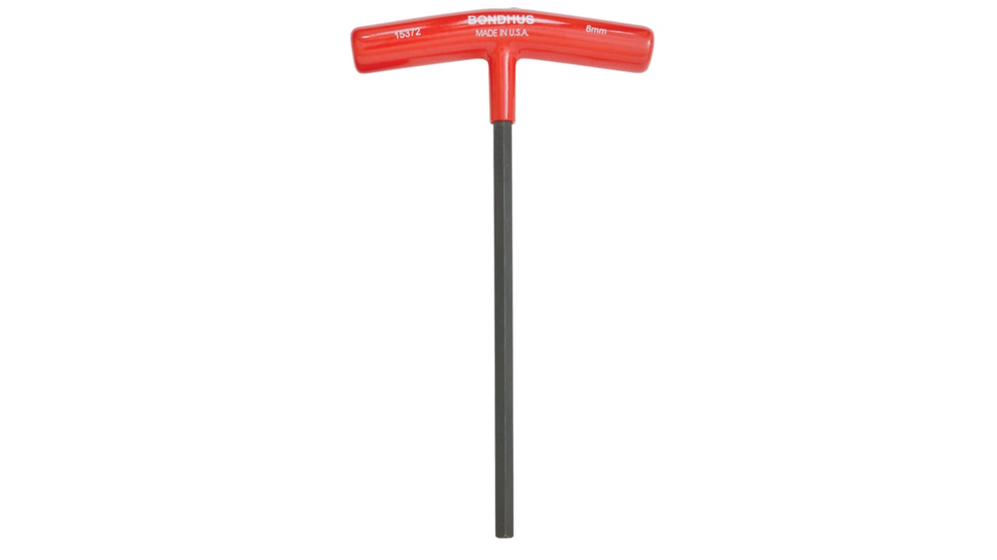 15372 | Bondhus T Shape Metric Hex Key, 8mm | RS