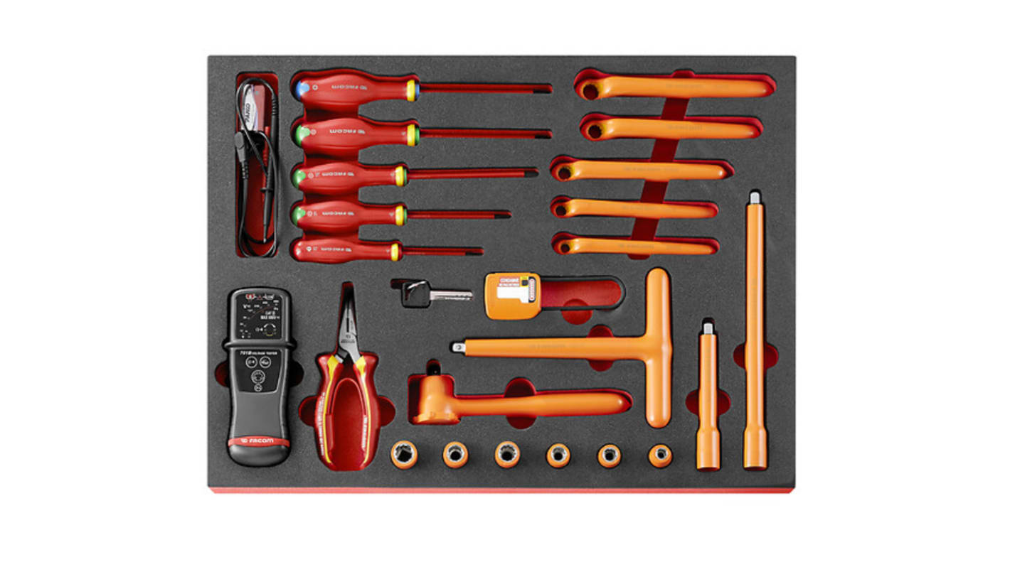 MODM.VSEHYAPF | Facom 23 Piece MODULE OF TOOLS FOR EV Tool Kit with ...