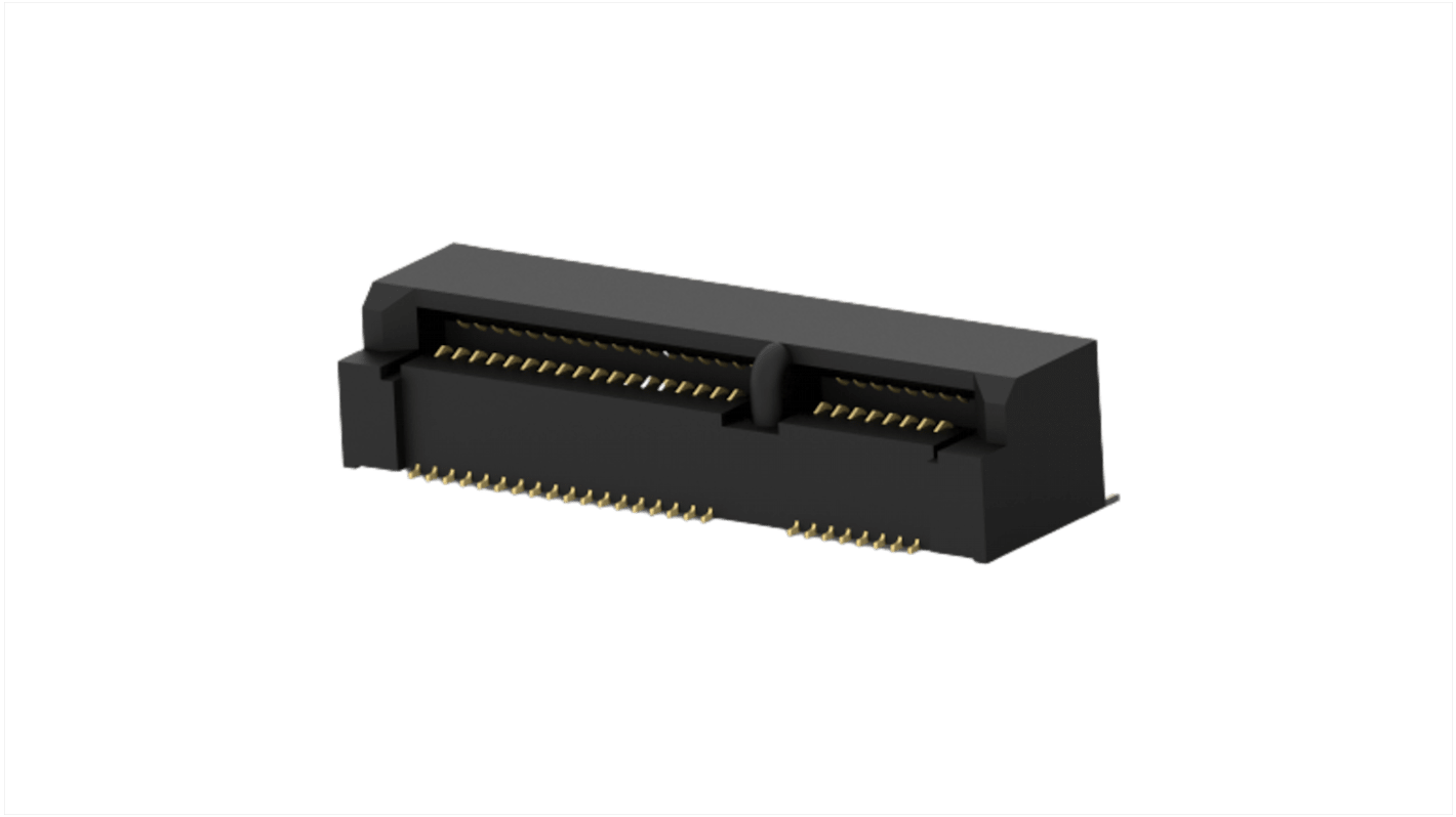 2041262-1 | TE Connectivity Horizontal Edge Connector, 52-Contacts, 0 ...
