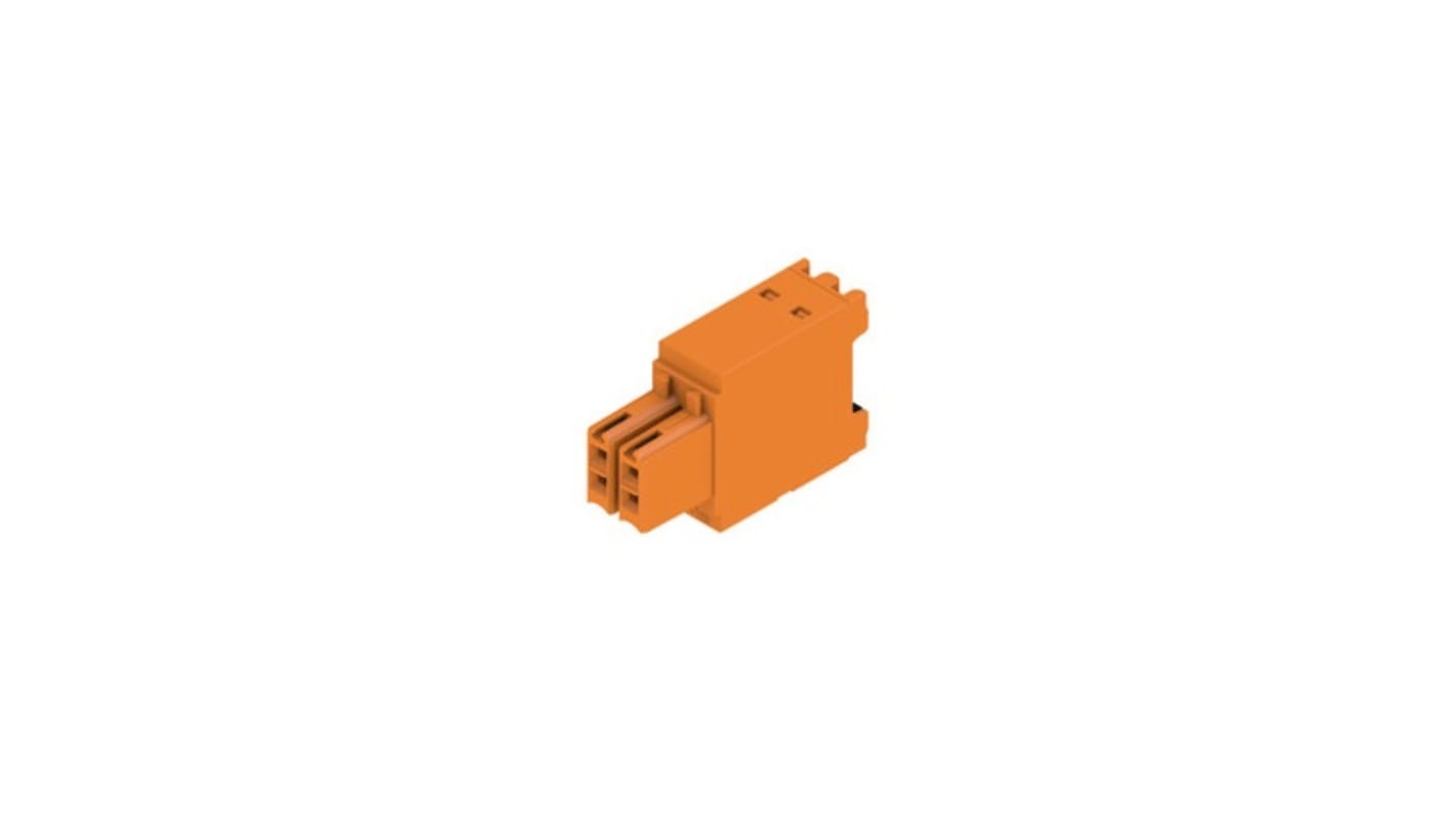 1277270000 | Weidmuller 3.5mm Pitch 4 Way Pluggable Terminal Block ...