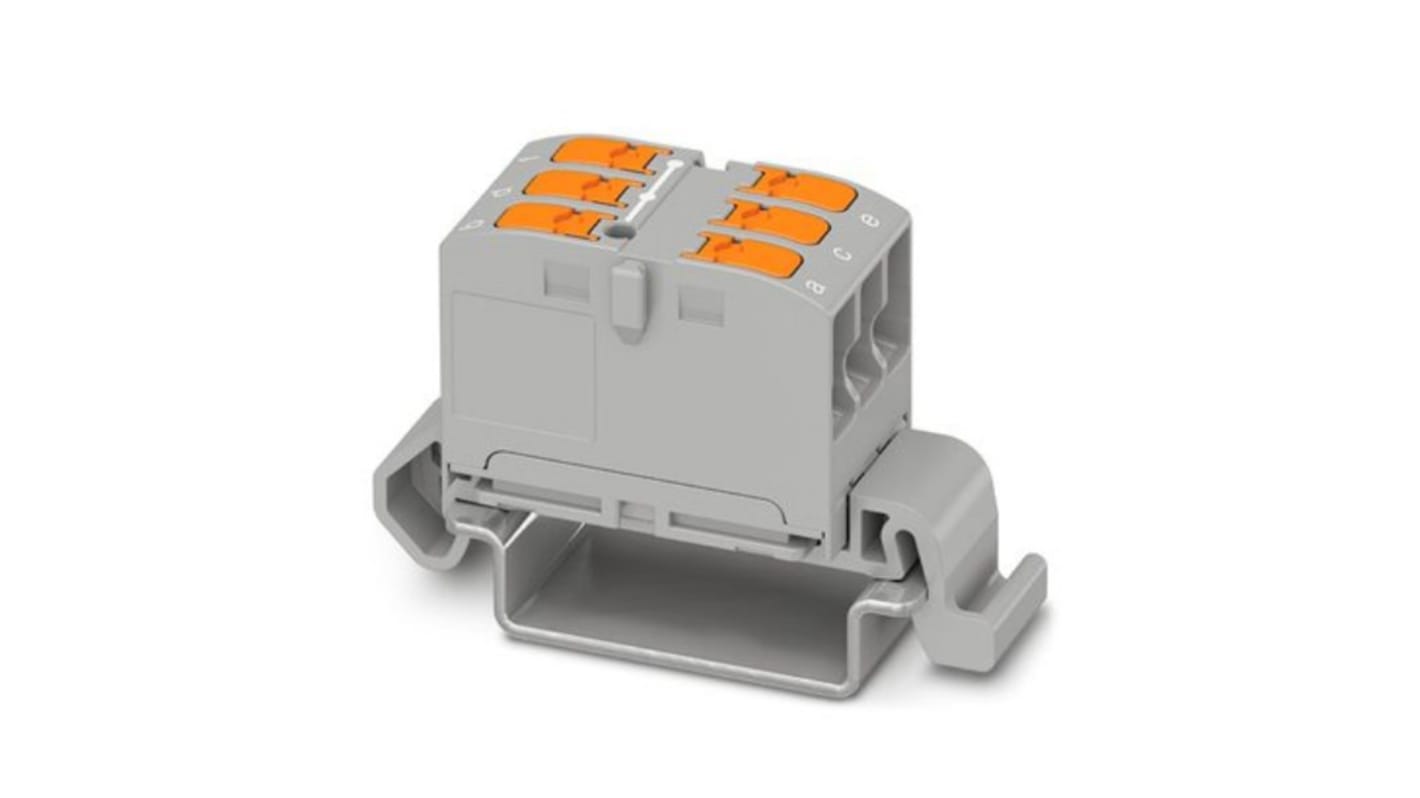1019526 | Phoenix Contact Distribution Block, 6 Way | RS