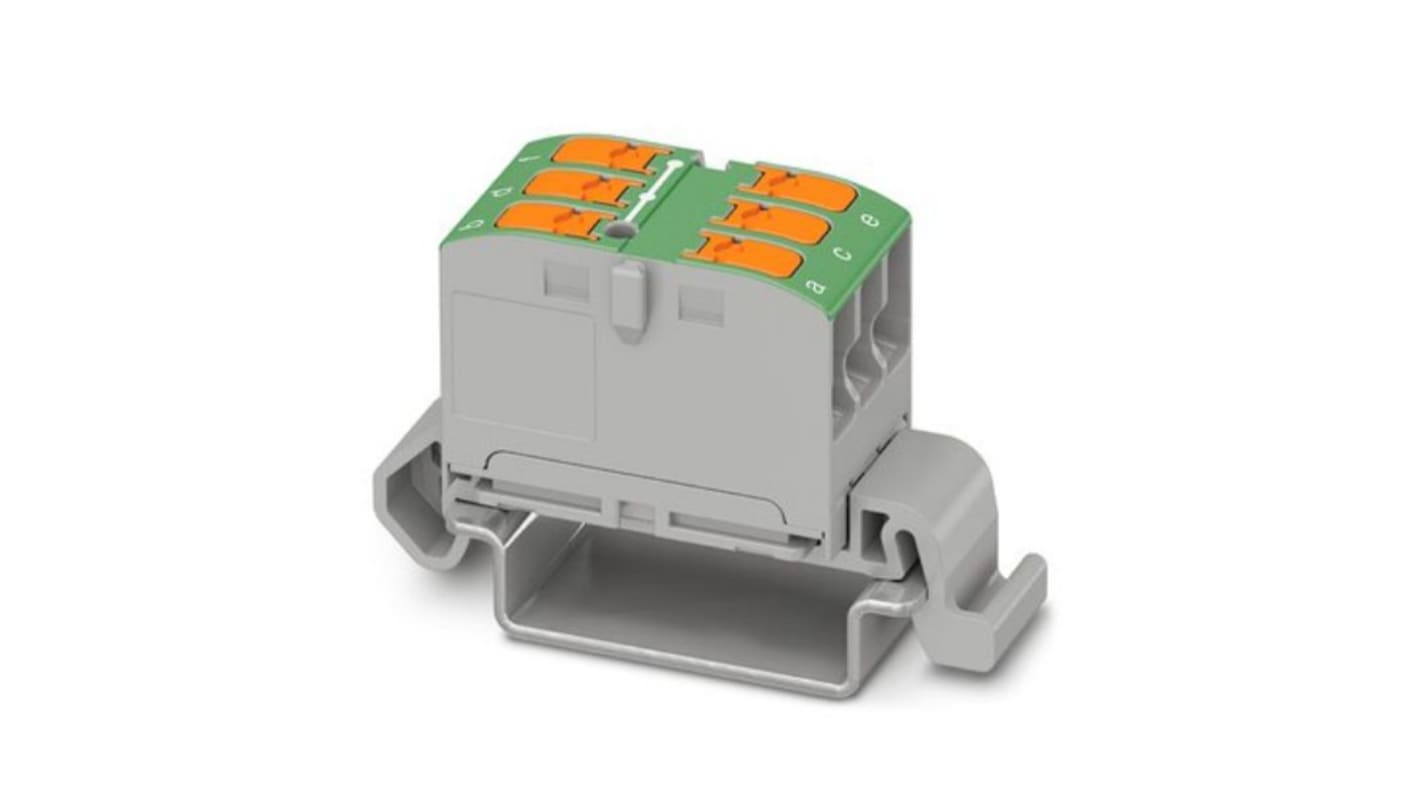 1019529 | Phoenix Contact Distribution Block, 6 Way | RS