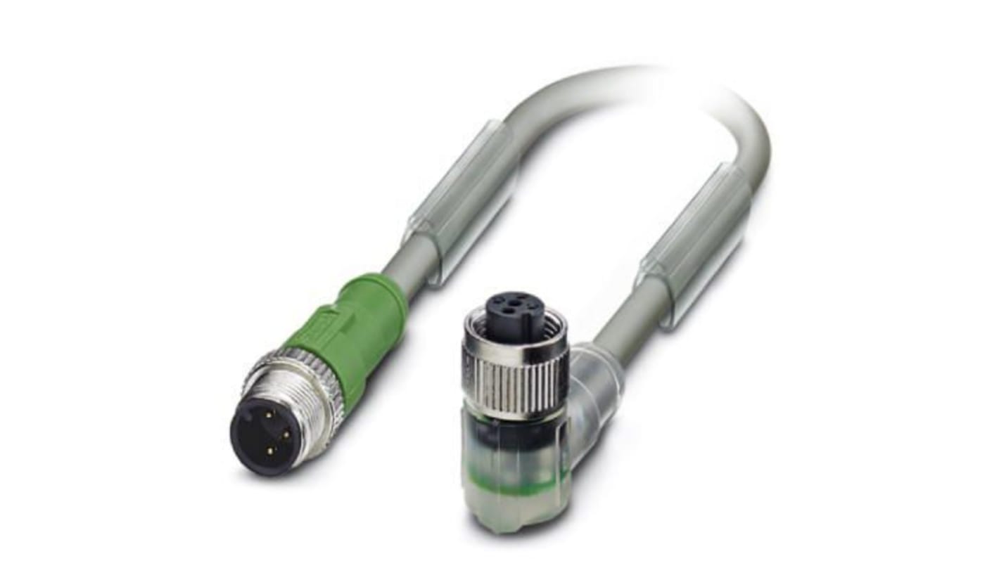 1456857 | Phoenix Contact Straight Male M12 to Female M12 Sensor ...