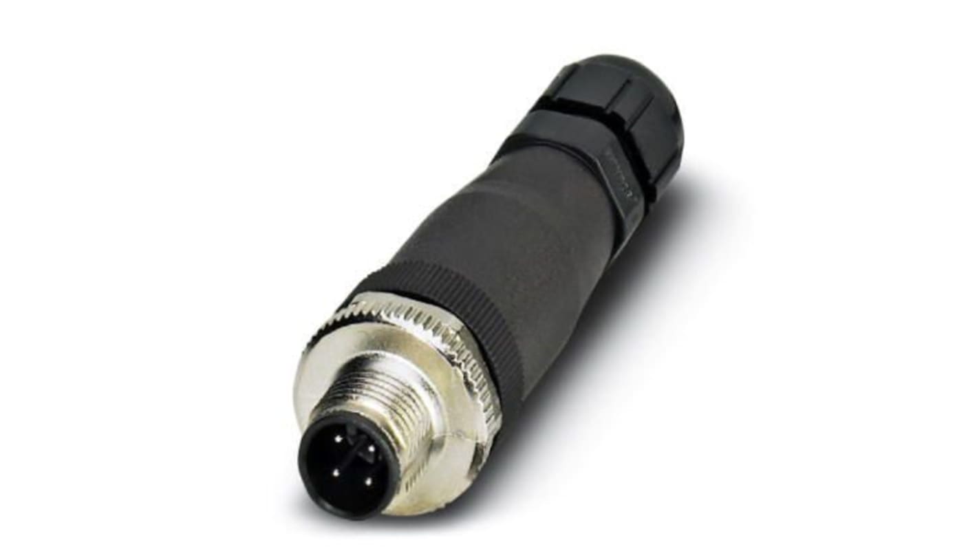 1556870 | Phoenix Contact Circular Connector, M12 Connector, Plug, IP67 ...
