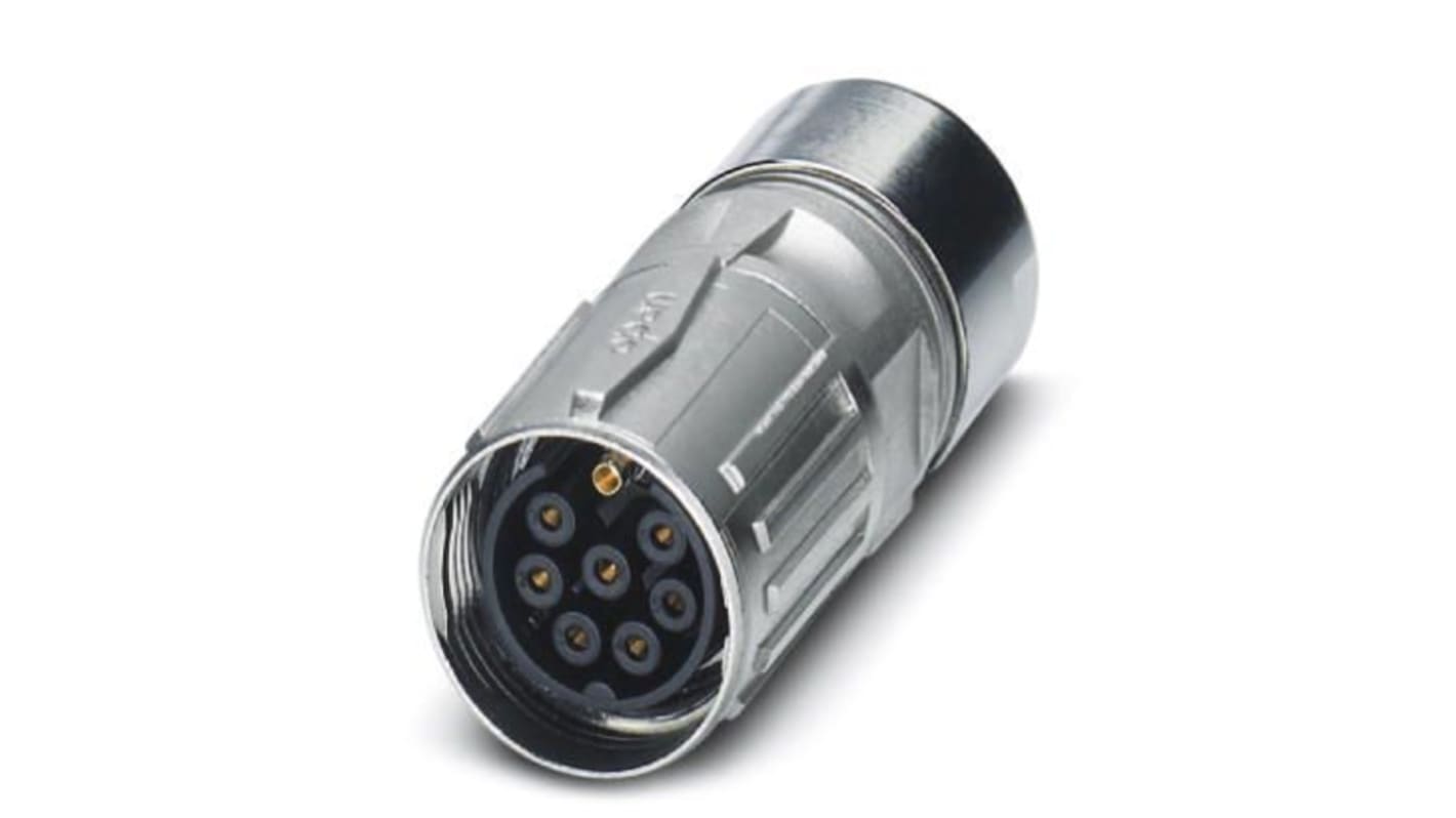 1618635 | Phoenix Contact Circular Connector, 8 Contacts, Front Mount ...