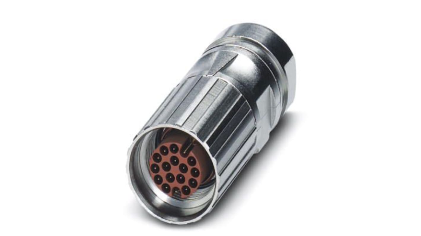 1618995 | Phoenix Contact Circular Connector, 8 Contacts, Front Mount ...