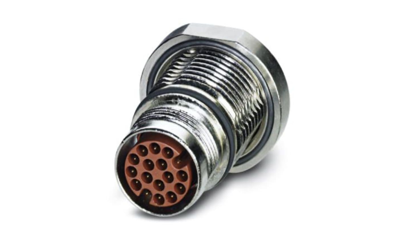 1619034 | Phoenix Contact Circular Connector, 8 Contacts, Rear Mount ...