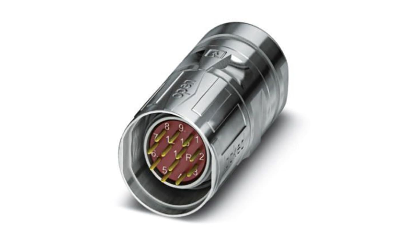 1619467 | Phoenix Contact Circular Connector, 12 Contacts, Front Mount ... 1619467 | Phoenix Contact Circular Connector, 12 Contacts, Front Mount ...