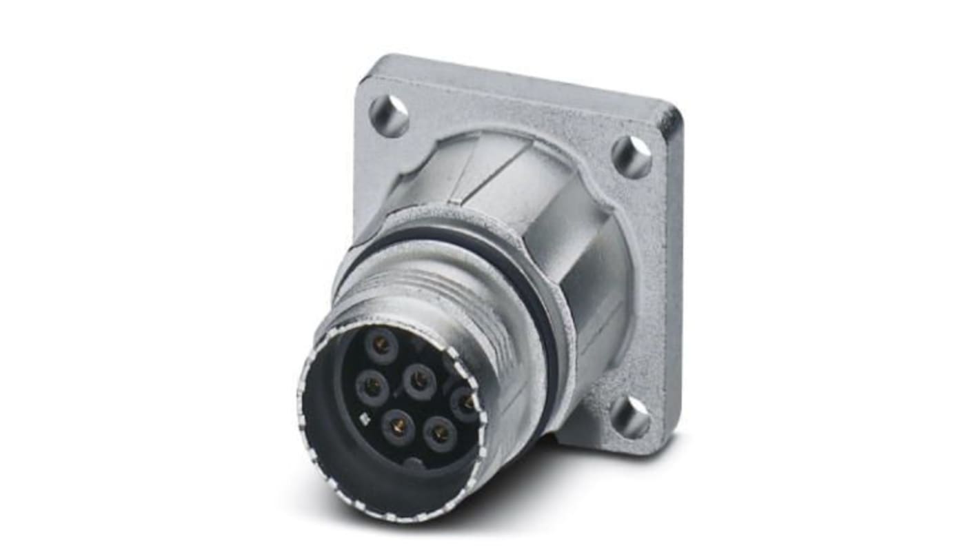 1620460 | Phoenix Contact Circular Connector, 9 Contacts, Front Mount ...