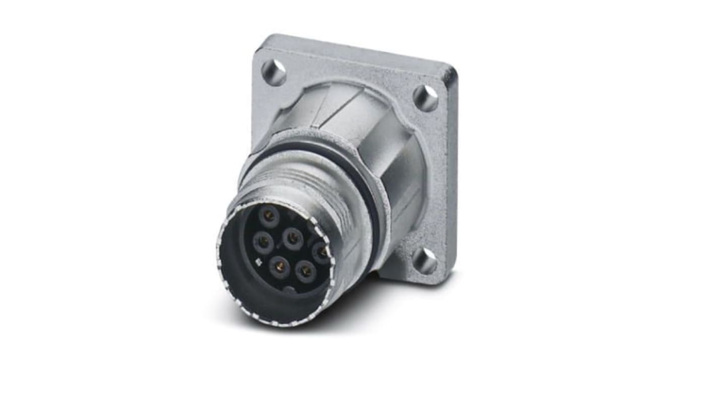 1620462 | Phoenix Contact Circular Connector, 9 Contacts, Front Mount ...