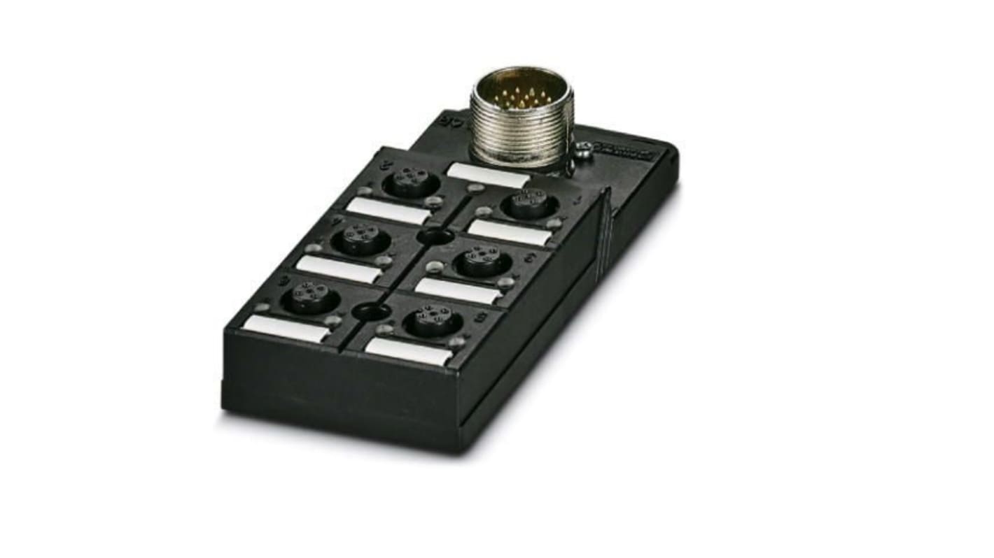 1692420 | Phoenix Contact Sensor Box, M12, 4 way, 6 port | RS