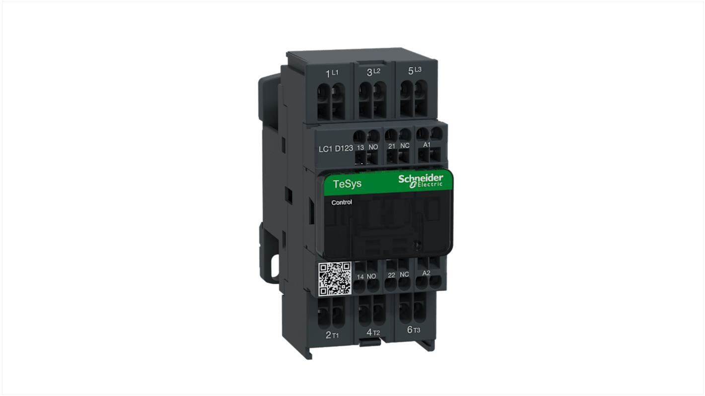 LC1D123V7 | Schneider Electric TeSys D LC1D Contactor, 3-Pole, 12 A, 1 ...