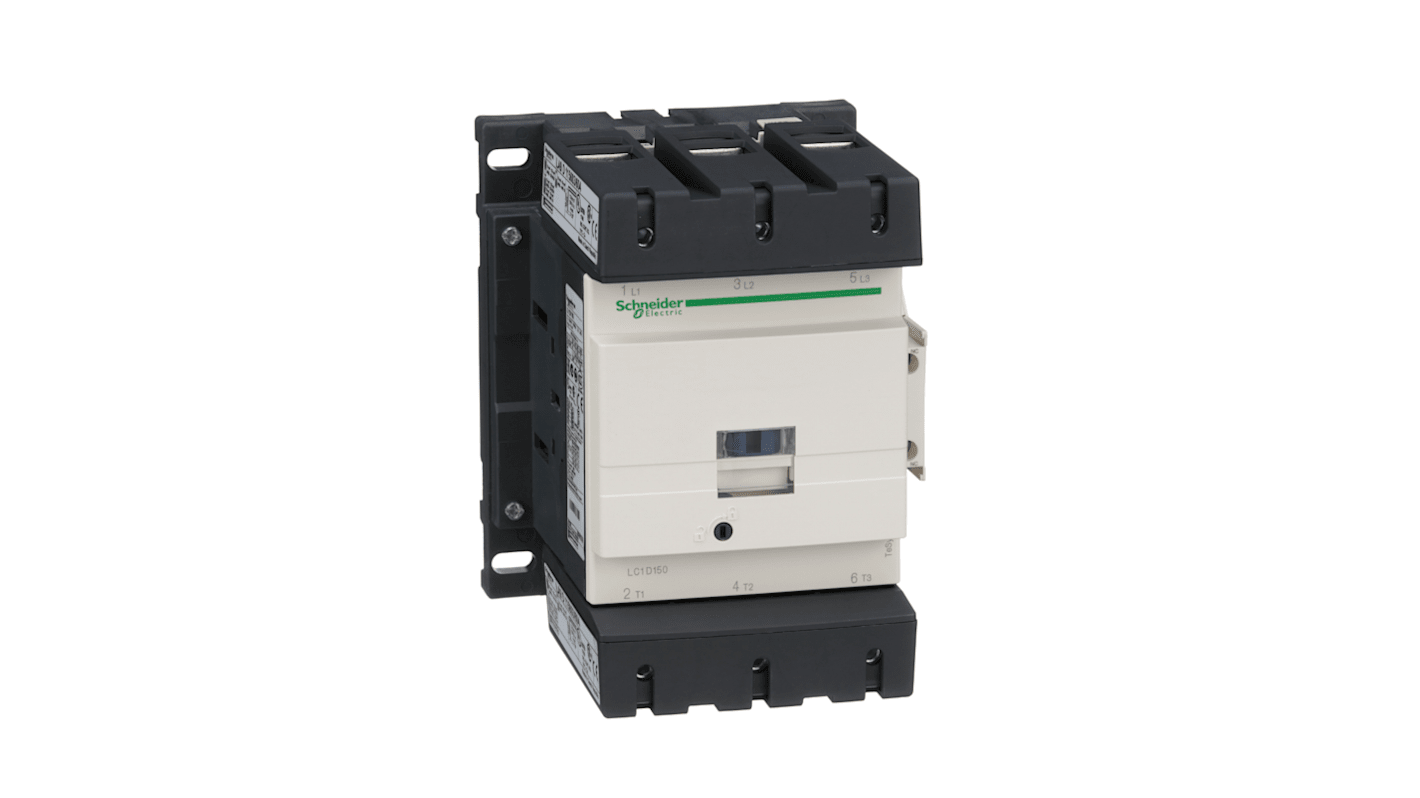 LC1D150ED | Schneider Electric TeSys D LC1D Contactor, 3-Pole, 150 A, 1 ...