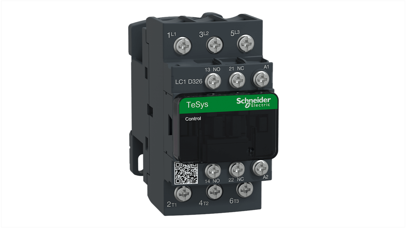 LC1D326M7 | Schneider Electric TeSys D LC1D Contactor, 3-Pole, 32 A, 1 ...
