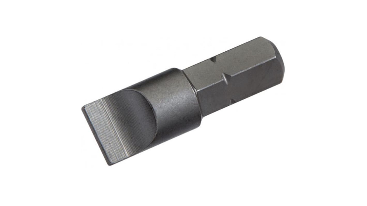 E-114-F8 | SAM Slotted Slotted Driver Bit, 25 mm Tip | RS