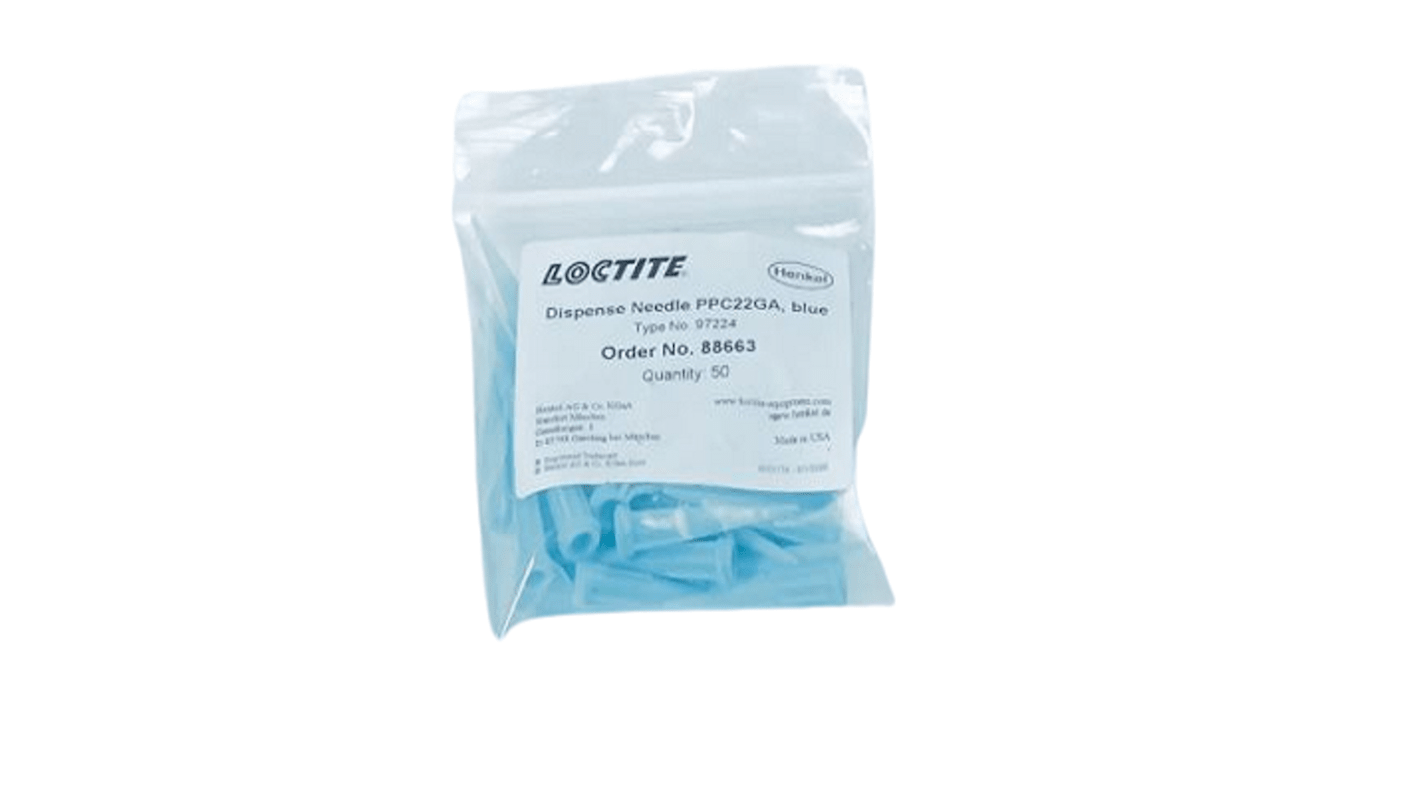 88663 | Loctite Blue Tapered Dispensing Tip, 22 Gauge | RS