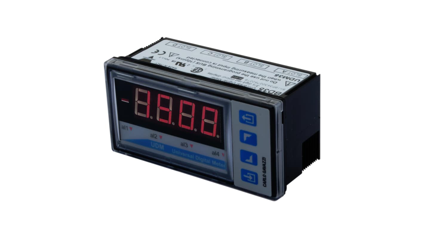 BD35 | Indicateur numérique multifonction Carlo Gavazzi, Indicateur LED ...