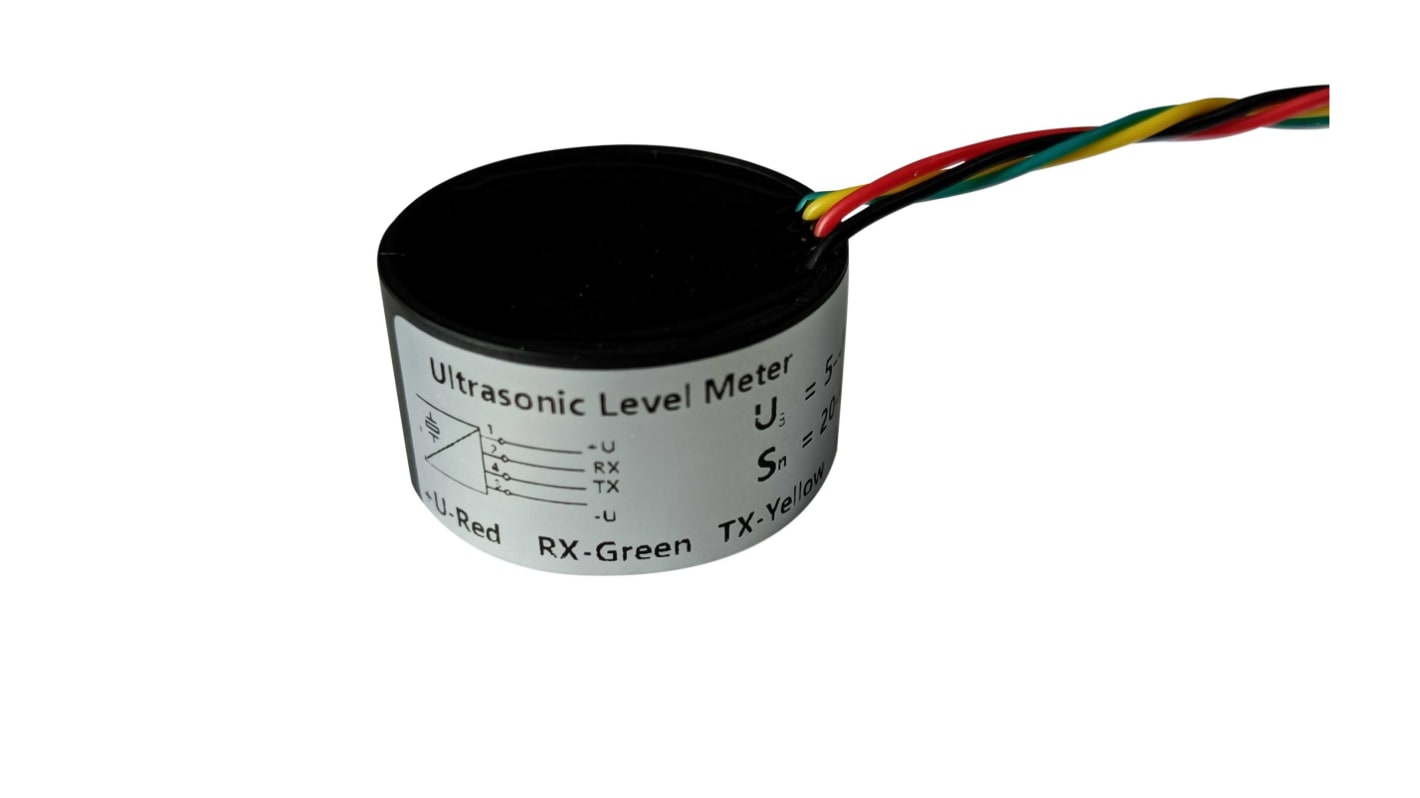 RS PRO Ultrasonic / Sonar Level Sensor, Digital Output, Cable Mount ...