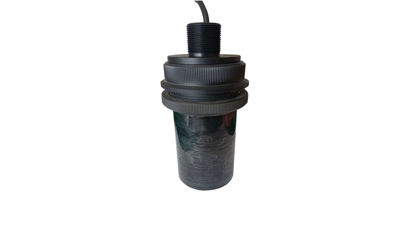 RS PRO Ultrasonic Level Sensor, 4-20mA Output, Threaded, ABS/PVC Body | RS
