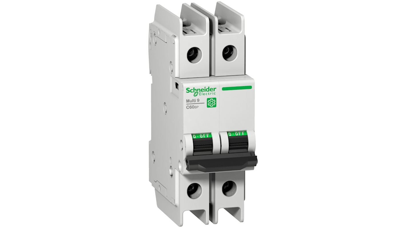 M9F42240 | Schneider Electric Multi 9 MCB Mini Circuit Breaker, 2P, 40A ...
