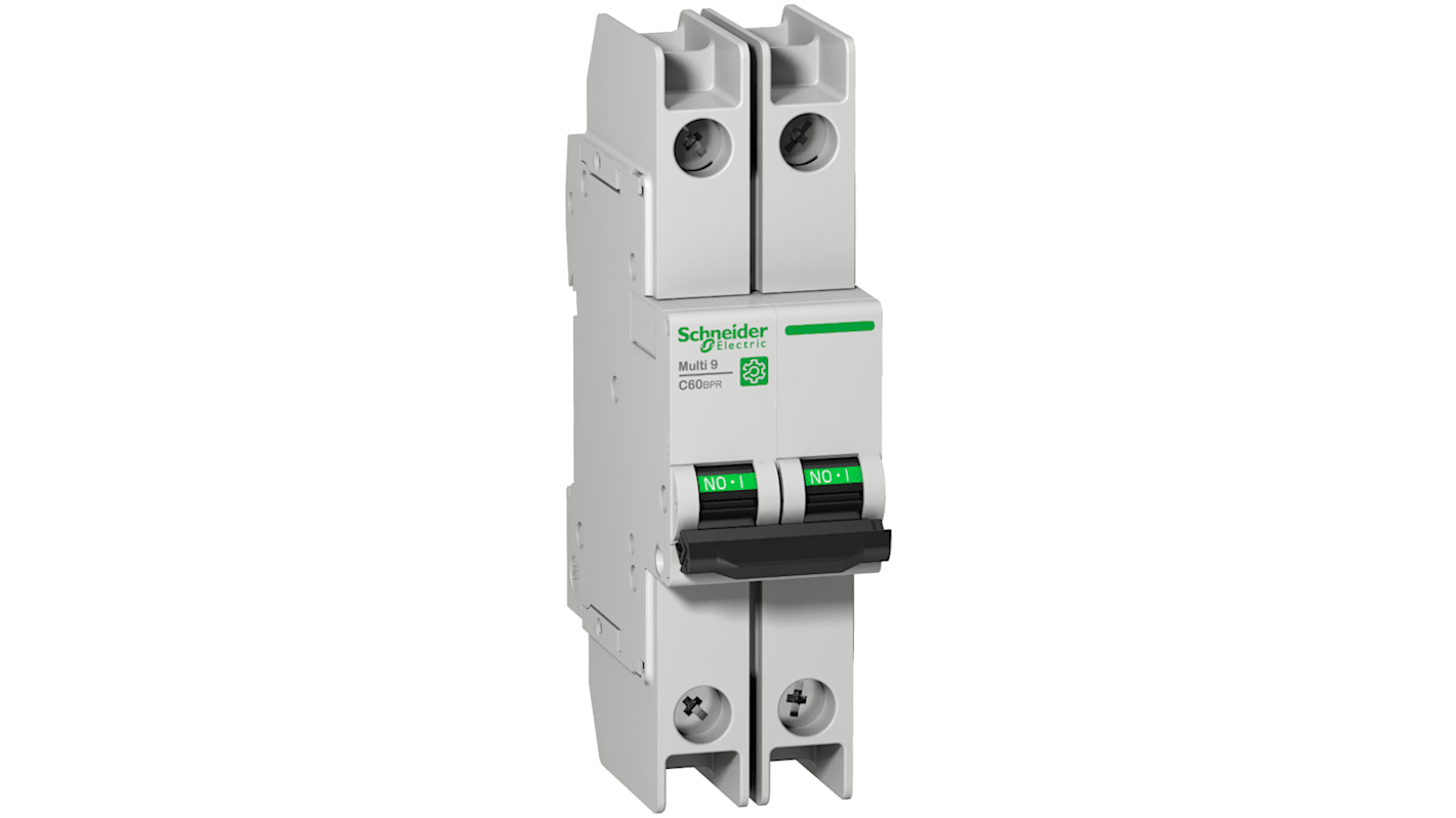 M9F52208 | Schneider Electric Multi 9 MCB Mini Circuit Breaker, 2P, 8A ...